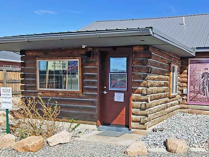 The historic log cabin museum holds stories from Palisade's past, preserved better than your grandmother's photo albums.