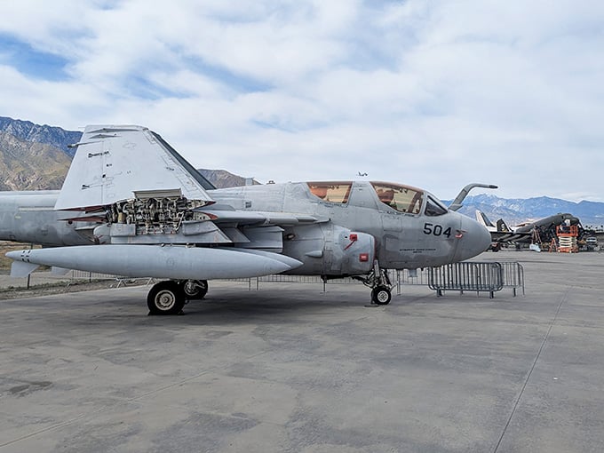 This Prowler looks ready to launch off a carrier deck, minus the terrifying part about landing back on it.