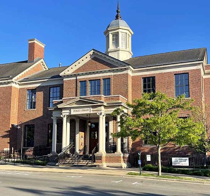 A public library this handsome makes you want to check out books you'll actually read instead of just pretending you will.