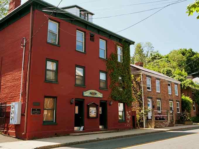 When industrial buildings become homes and studios, you know a town values character over cookie-cutter development.