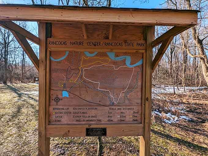 Trail maps showing you exactly where adventure awaits, assuming you can resist just wandering wherever looks interesting.