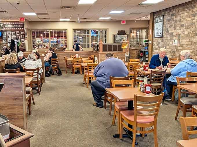 Multi-generational dining at its finest&mdash;when grandparents and grandkids agree on a restaurant, you know something magical is happening here.