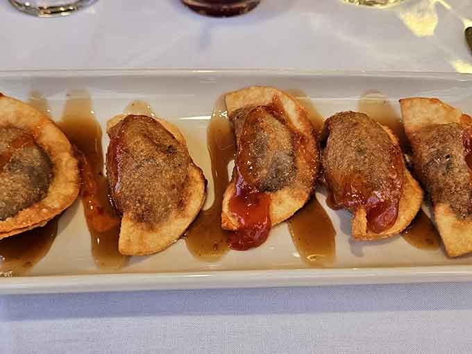 Dumplings lined up like edible soldiers, ready to march straight into your happy place immediately.