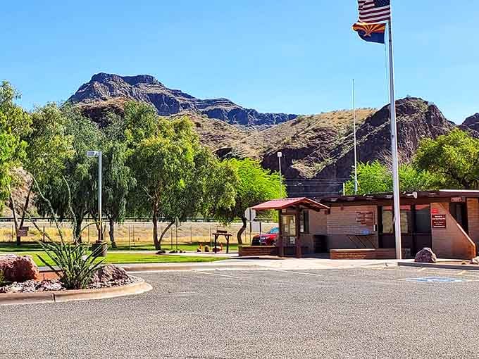 Where the ranger station sits, adventure begins, and your excuses for staying home officially end here.