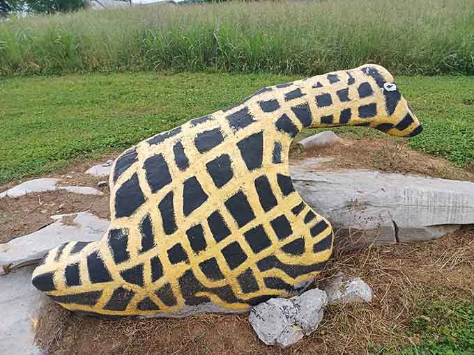 A giraffe that doesn't require a ladder to pet? Finally, someone's thinking about accessibility in the zoo world.