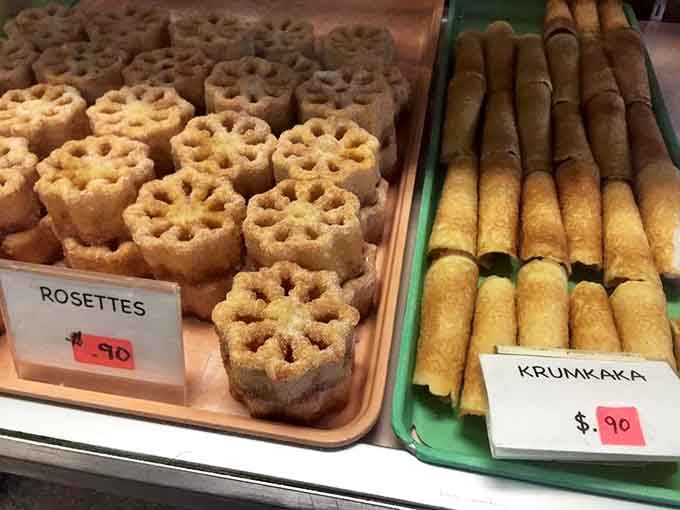 Rosettes and krumkaka showcase traditional Scandinavian treats that connect Alexandria to its heritage, one delicate cookie at a time.