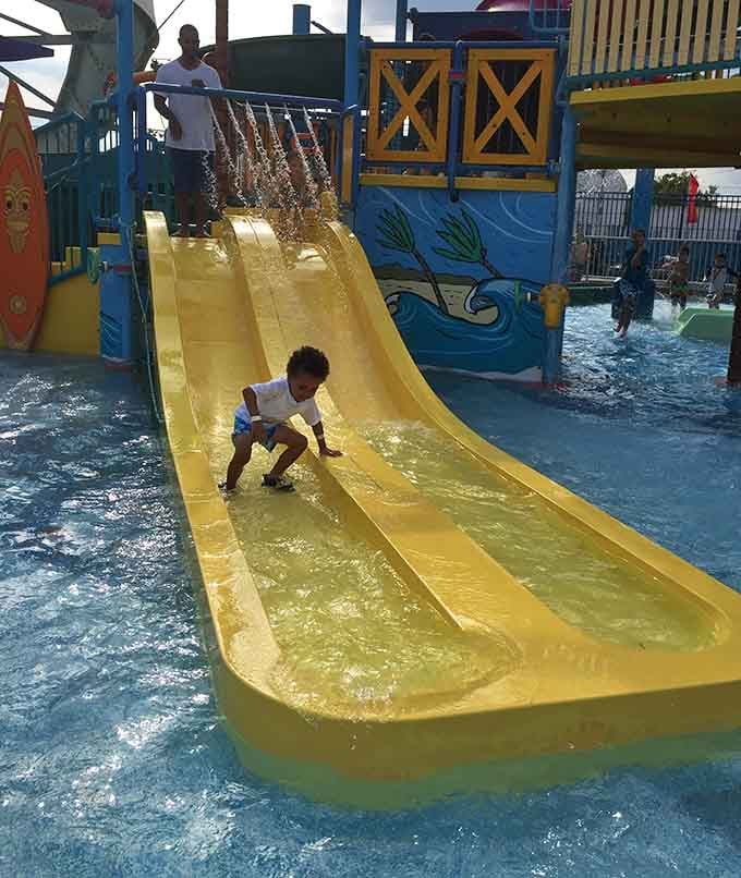 Mini slides proving that sometimes the best thrills come in pint-sized packages perfect for little daredevils.