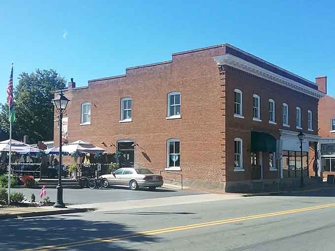 Solid brick construction speaks to an era when buildings were meant to outlast their builders by centuries.