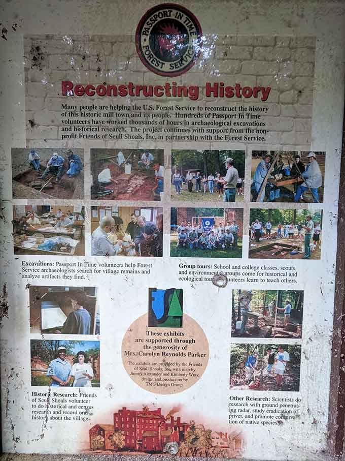 Volunteers and researchers work to reconstruct Scull Shoals' history, because some stories deserve saving from complete obscurity and forest overgrowth.