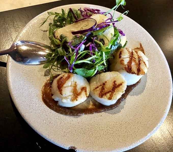 Scallops seared to perfection, because some things in life deserve to be treated with absolute precision.