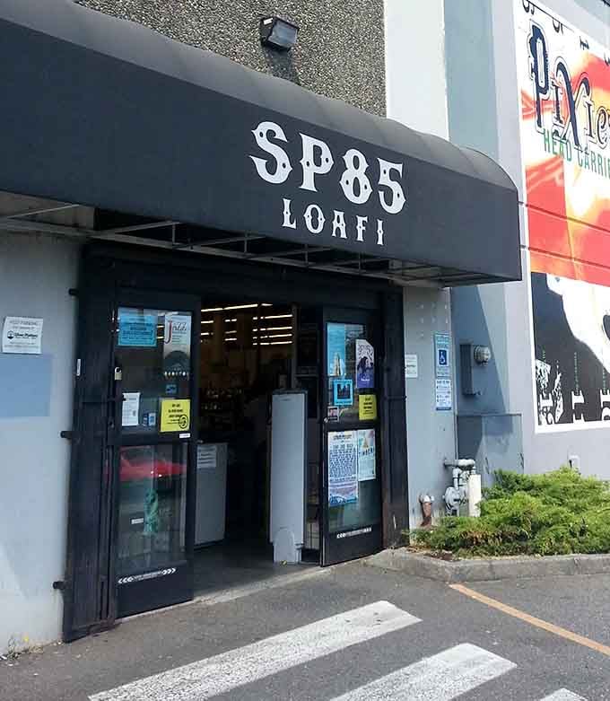 The unassuming entrance at SP85 Loaf1 belies the musical wonderland that awaits inside these doors.