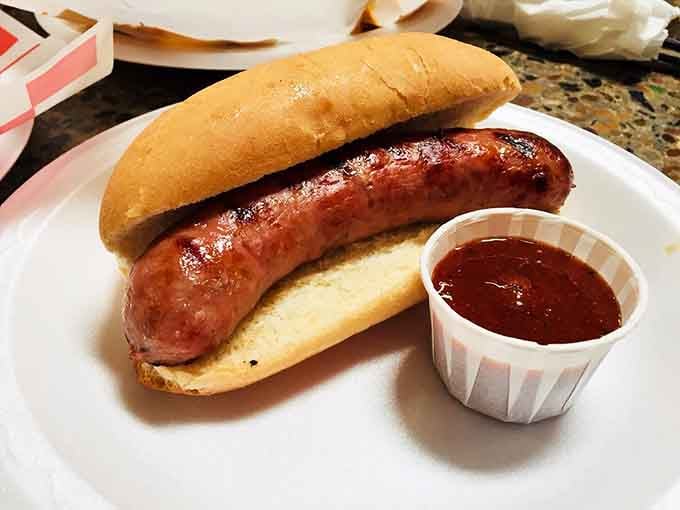 This beauty shows what happens when barbecue expertise meets the humble hot dog, creating something gloriously delicious.