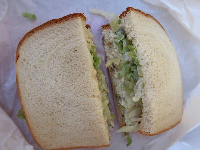 Chicken salad on toasted bread, the sandwich that proves lunch doesn't need to be complicated.