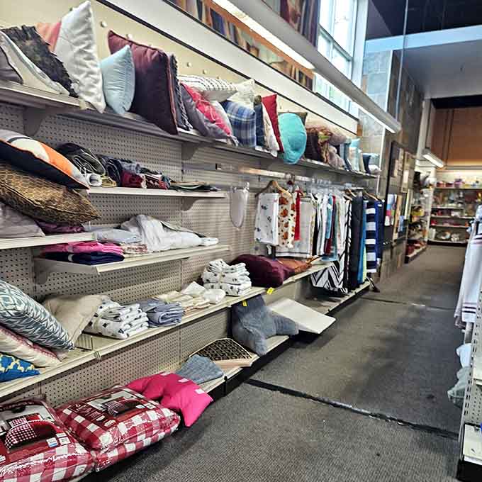 Linens and pillows organized by type mean no more excavating through jumbled bins like an archaeologist.