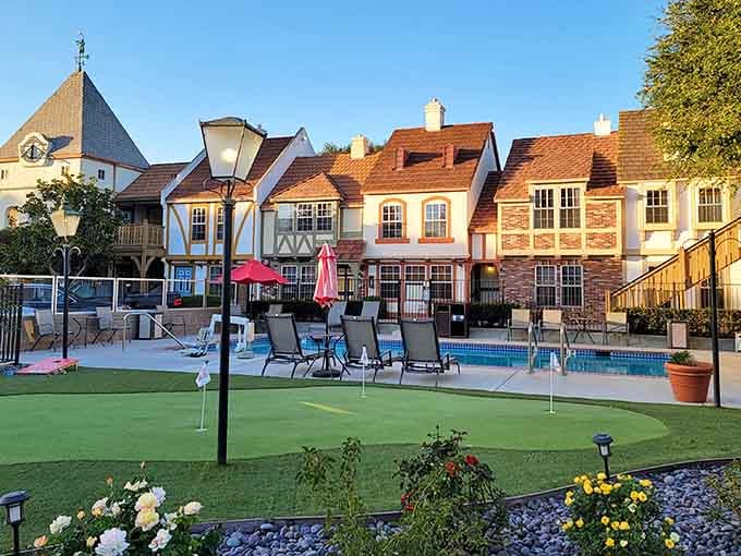 Danish-style accommodations with a pool and putting green, because why choose between Copenhagen charm and California leisure activities?