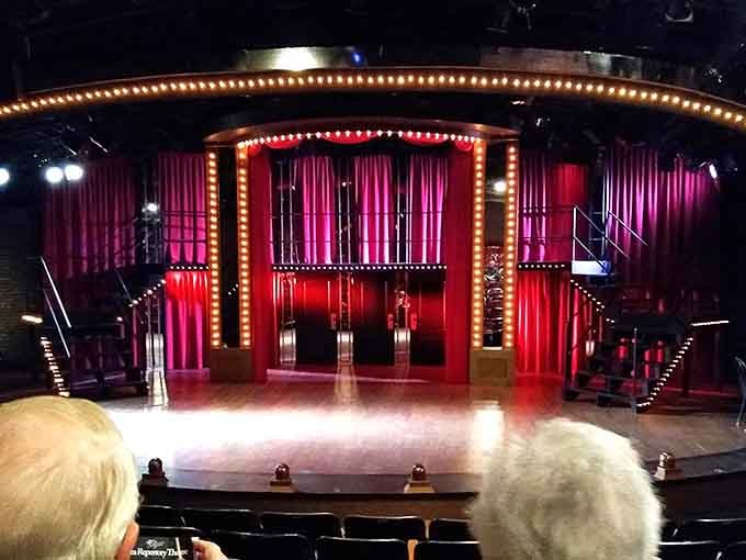 Inside the Sierra Repertory Theatre, red velvet curtains promise entertainment that rivals anything you'd find in the big city.