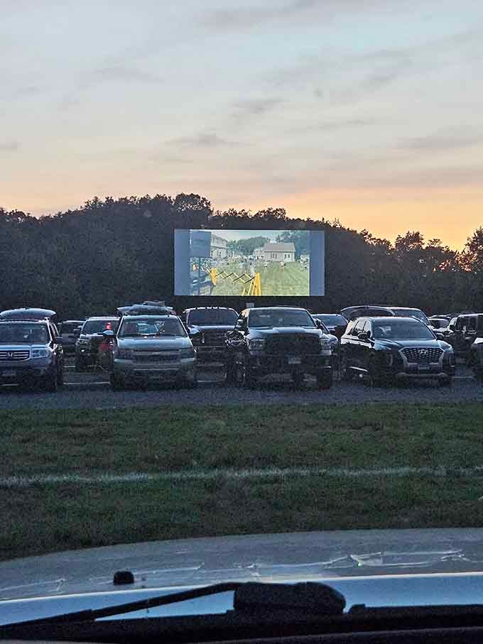 Watching from your windshield transforms every car into a private theater box with the best view in the house.