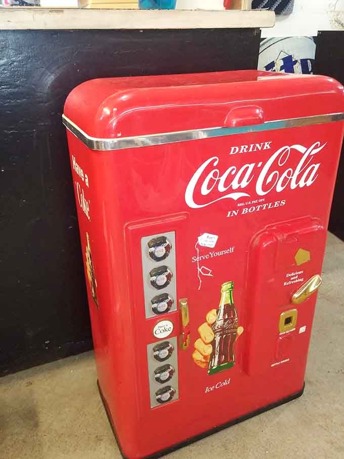 A classic Coca-Cola cooler that's equal parts nostalgia and functionality&mdash;your man cave just found its centerpiece.