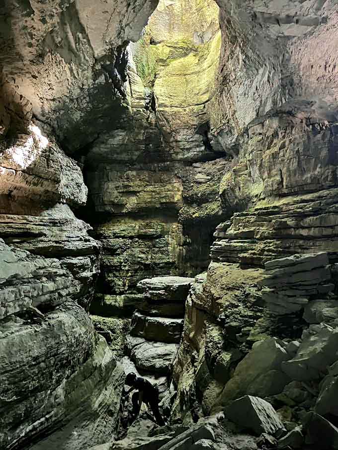 The rock formations down here have been developing their look for millennia, putting your skincare routine to shame.