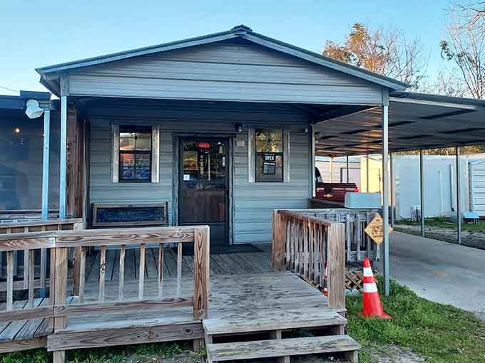 That weathered red building houses barbecue secrets that have been perfected over decades of smoking meat.
