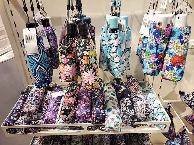 Patterned umbrellas that actually make rainy days something to look forward to instead of dread and complain about.