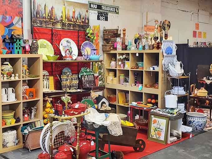 Colorful collectibles and whimsical finds prove that one person's clutter is absolutely another person's decorating inspiration and joy.