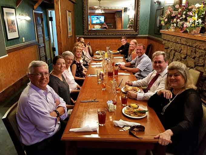 Happy diners gathered around a table is proof that great food brings people together across generations.