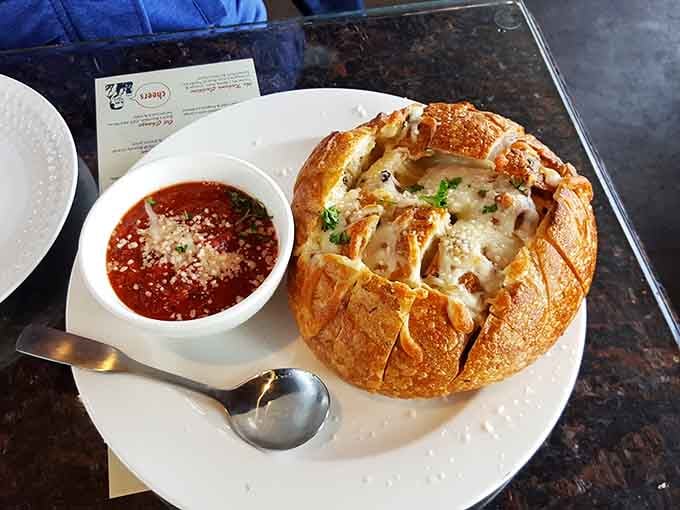 When bread gets the parmesan crust treatment and meets melted cheese, magic happens on your plate every single time.