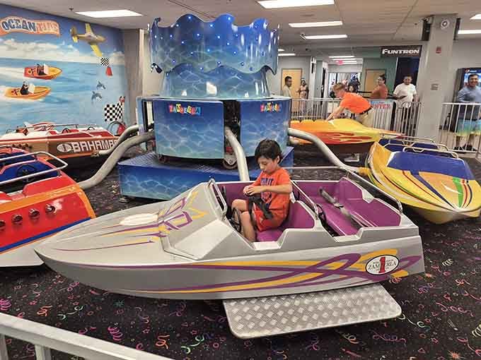 Little captains navigate their own vessels, living their best nautical life without needing a boating license.