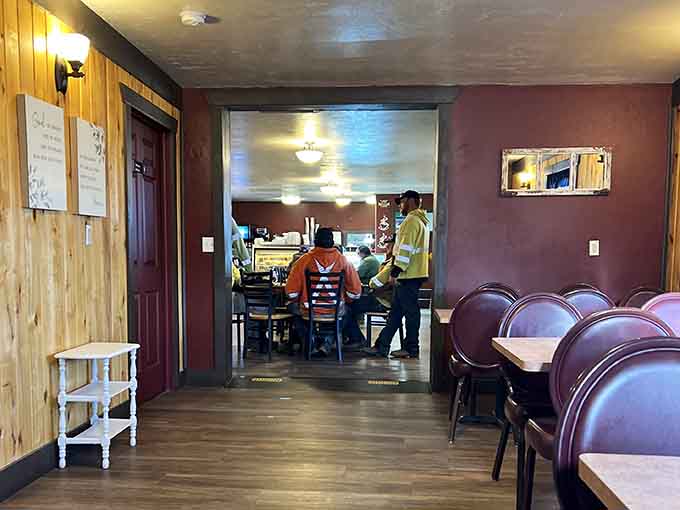 Multiple dining rooms mean there's always a cozy spot to settle in and enjoy your meal without feeling rushed.