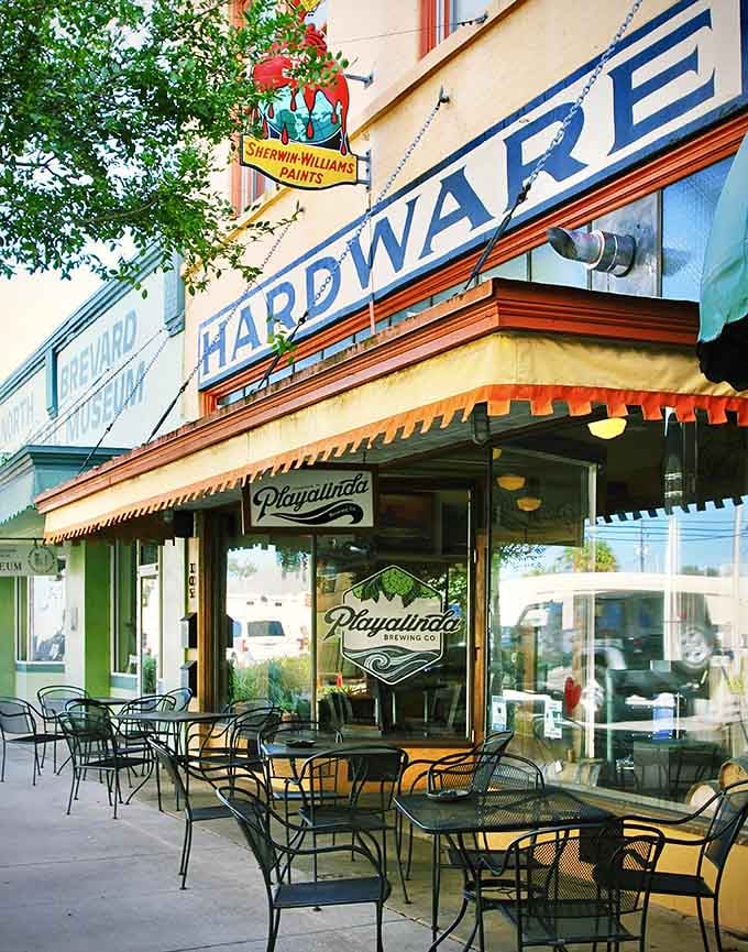 Craft beer flows at this historic hardware store turned brewery, because someone finally improved on the original blueprint.