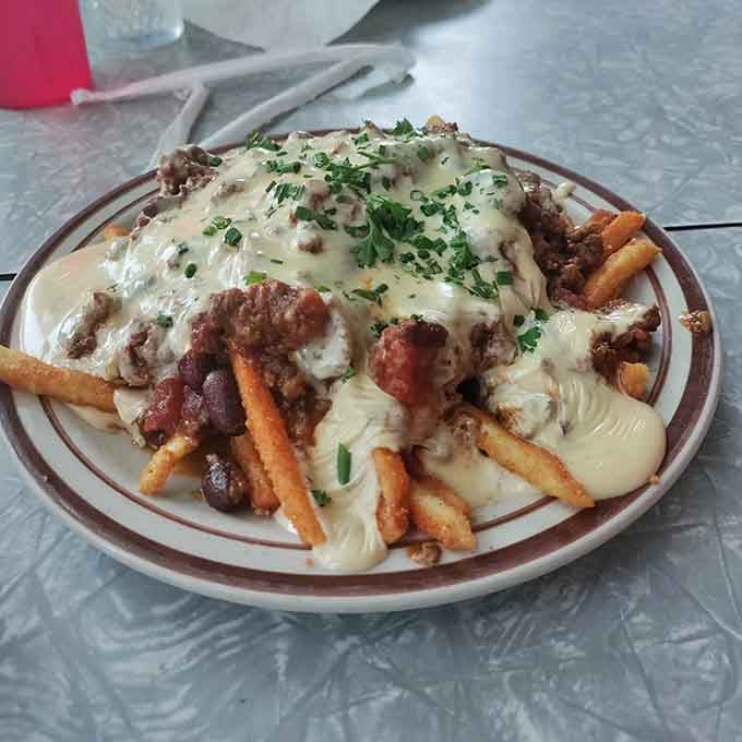 Chili cheese fries: because sometimes taking something great and making it ridiculously better is the only logical move.