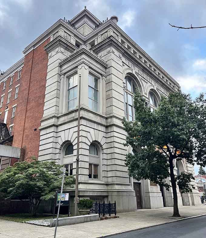 Troy Savings Bank Music Hall's exterior hints at the acoustic perfection waiting inside those classical walls.