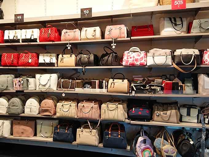 Handbags displayed like art in a gallery, except these masterpieces won't require a small loan.