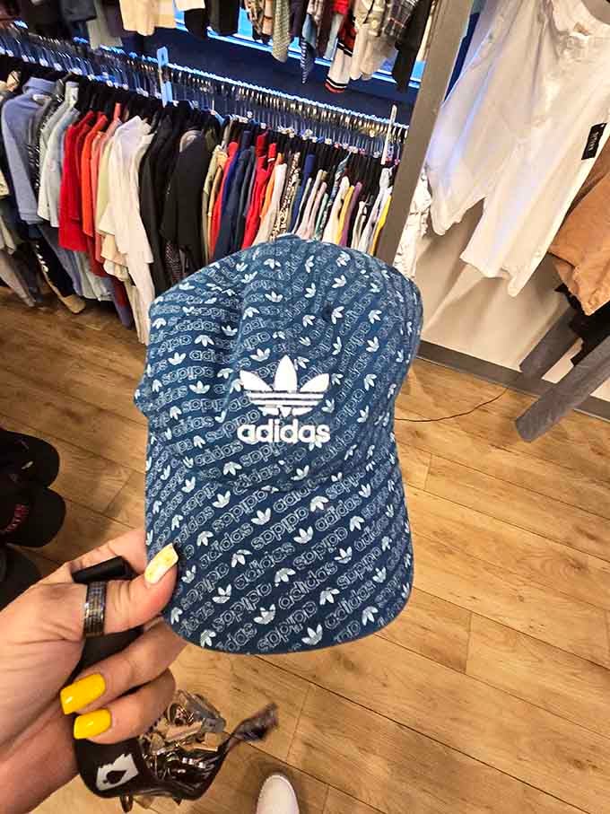 An Adidas cap that's probably seen fewer adventures than it deserves, ready for its next chapter on your head.