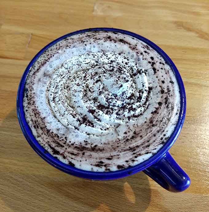 Belgian hot chocolate so rich and creamy, it makes regular cocoa look like it's not even trying.