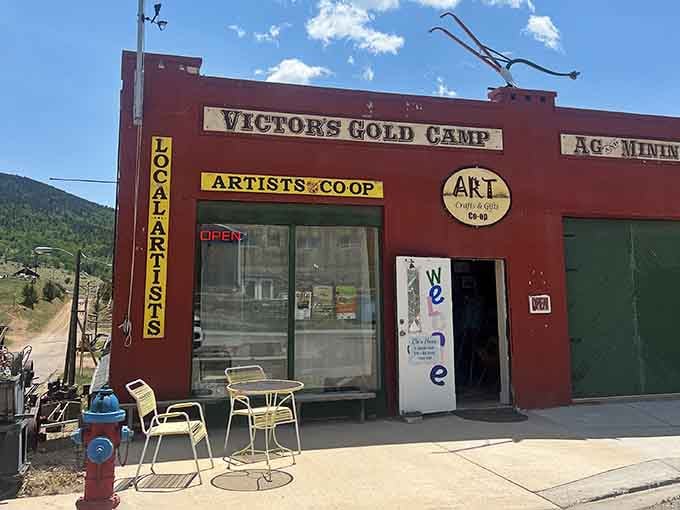 Local artists gather at the Gold Camp Co-op, turning mining town grit into creative gold.