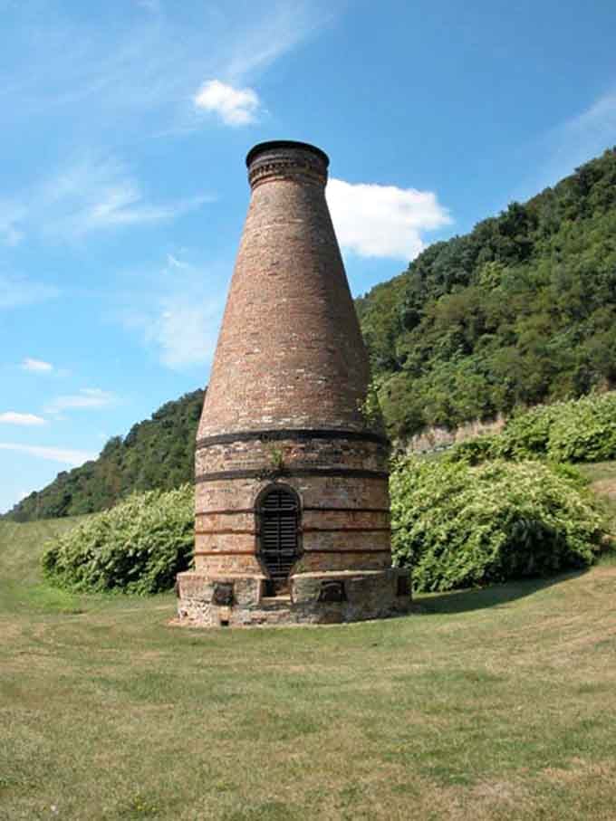 This historic brick kiln stands as testament to Wellsville's pottery heritage, when craftsmanship mattered more than marketing.