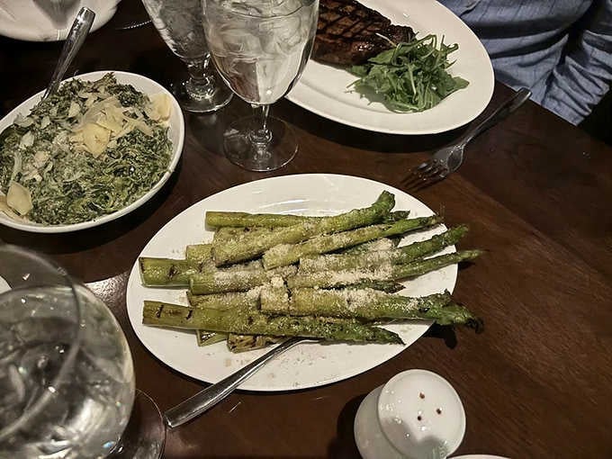 Sometimes the best side dish is the simplest one, grilled to perfection with just butter and parmesan.