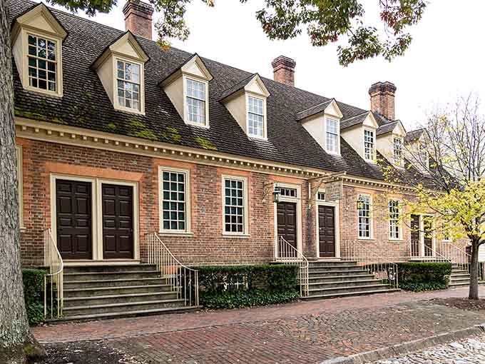 Those dormers and brick symmetry showcase colonial architecture that's aged better than most of us handle our forties.