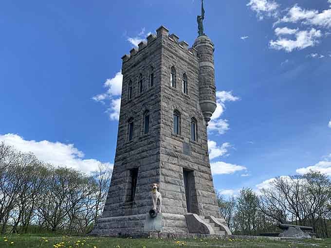 This tower stands tall like it's been waiting centuries for you to finally visit and appreciate it.