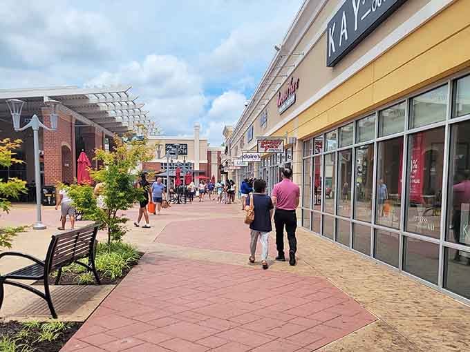 The Outlet Shoppes offer that retail therapy fix when downtown browsing needs a big-box shopping chaser.