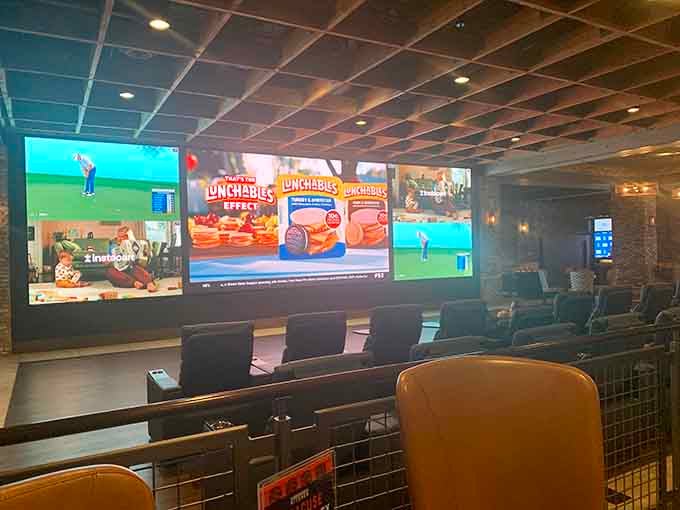 Stadium seating for the big game, where your betting slips matter as much as the plays on screen.