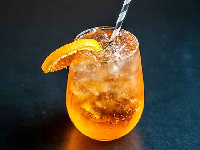 Bubbly, bright, and refreshing, this Aperol spritz is basically sunshine you can drink through a straw.