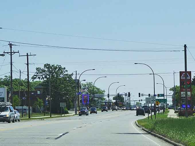 Wide streets and green spaces define Big Lake's welcoming downtown, where traffic moves at a civilized pace.