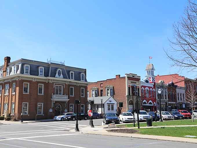 Historic buildings cluster around a town square that's seen everything from Civil War rallies to modern food truck festivals.