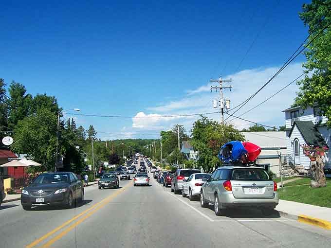 Kayaks strapped to car roofs signal that summer fun is happening, and everyone's invited to join the waterfront celebration.