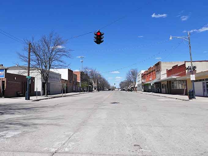 Wide-open streets and endless sky create a sense of space that crowded cities forgot existed decades ago, if they ever knew.