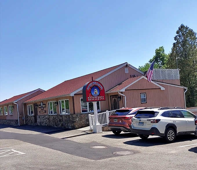 The parking lot's full for good reason: locals know this unassuming spot serves up waterfront dining worth the drive.