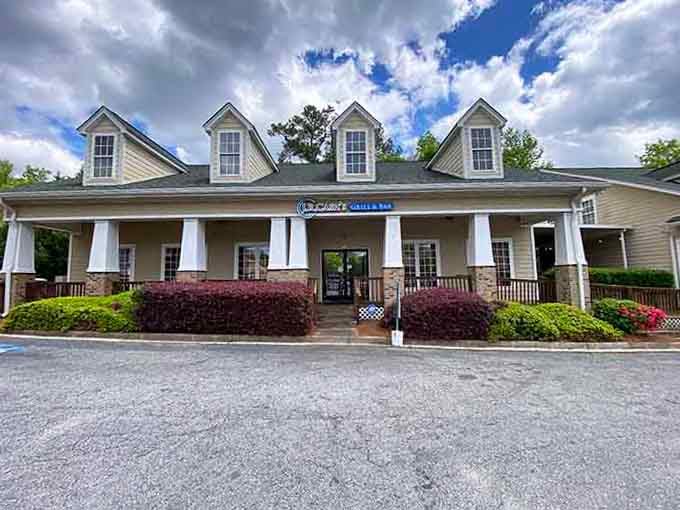 The manicured landscaping and classic architecture show attention to detail that extends right through to the kitchen's cooking.